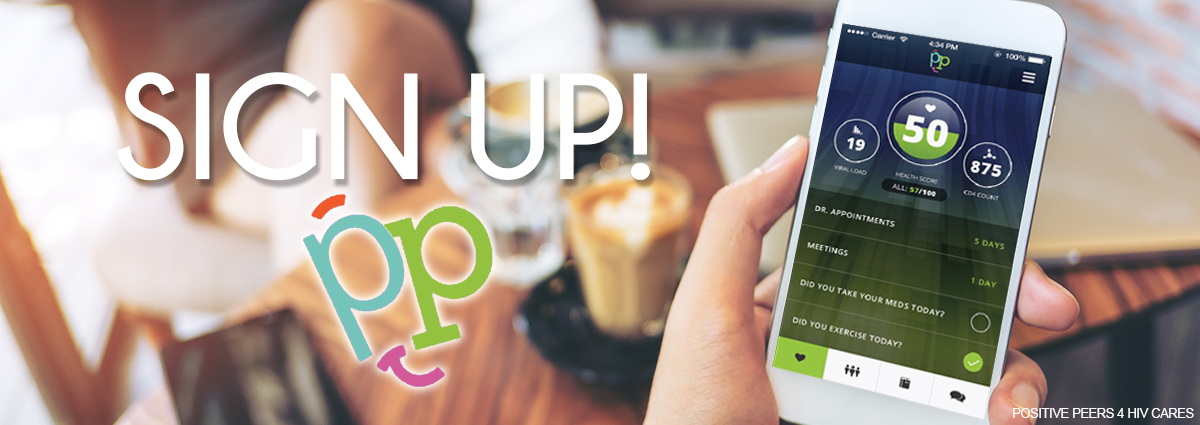 Register Positive Peers app - Positive Peers